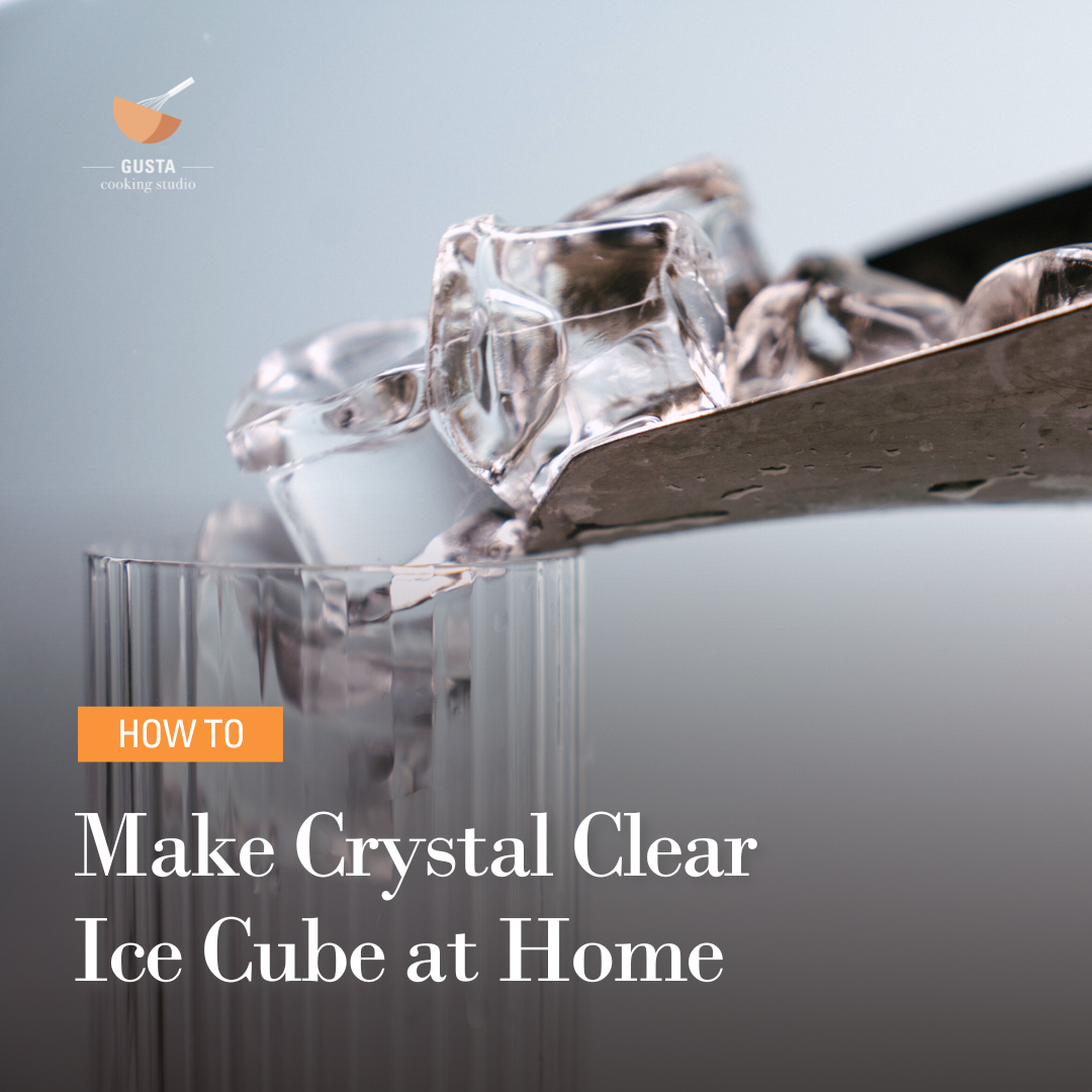 How to Make Crystal Clear Ice Cube at Home – Gusta Supplies