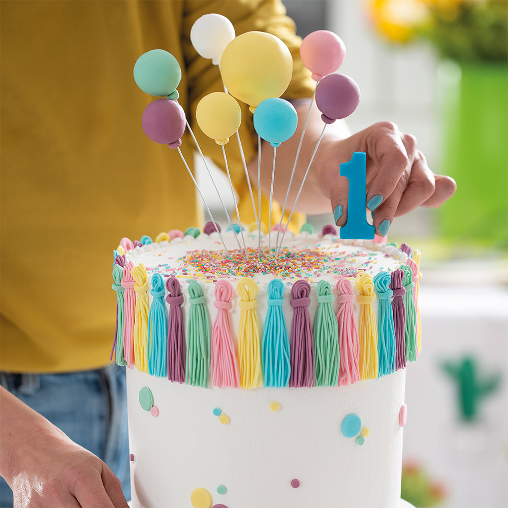 White Rolled Fondant – 250g Sugar Paste for Cake Decorating | Gusta ...